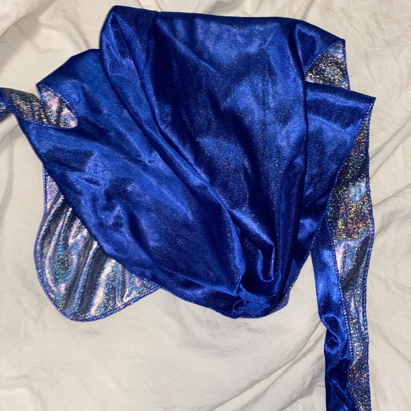 Grooming | Mens Reversible Blue Metallic And Navy Blue Durag | Poshmark